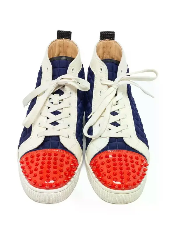 CHRISTIAN LOUBOUTIN Louis Flat High-top Sneakers