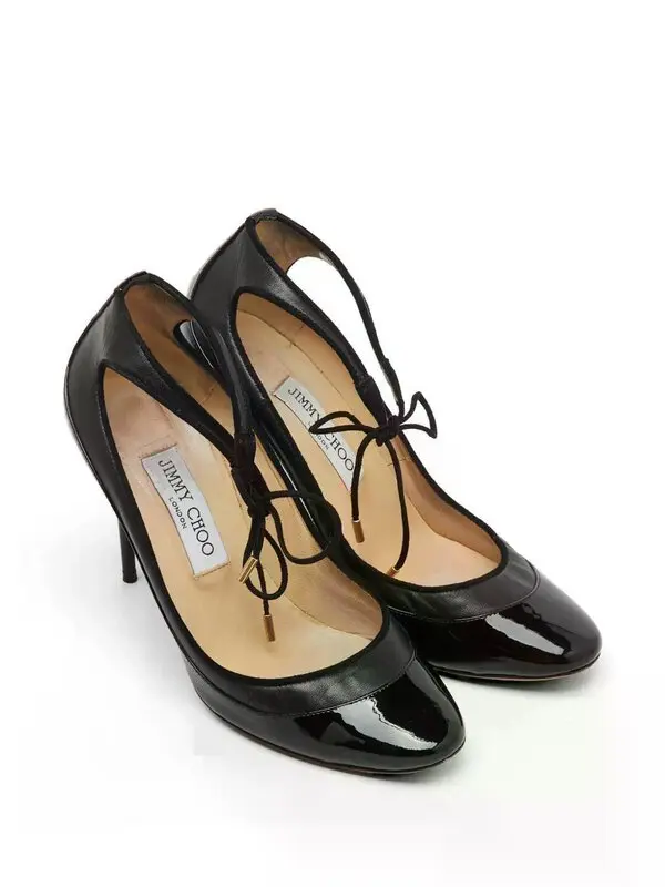 JIMMY CHOO Tyler Tie-detail Heeled Pumps