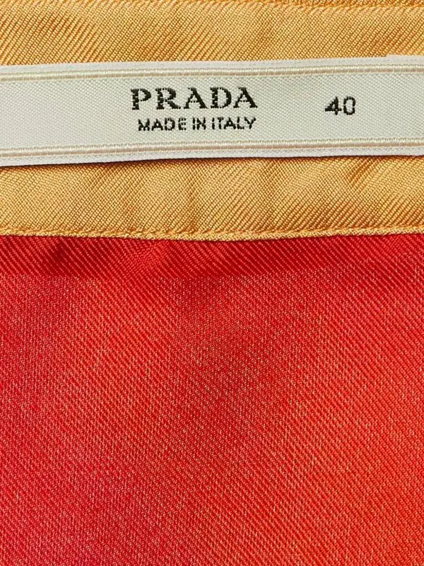 Prada Silk Shirt With Contrast Panels
