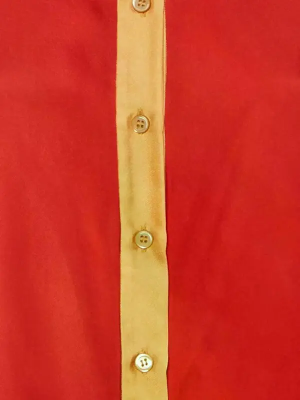 Prada Silk Shirt With Contrast Panels