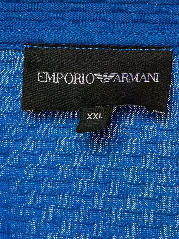 Emporio Armani Textured Cotton T-shirt