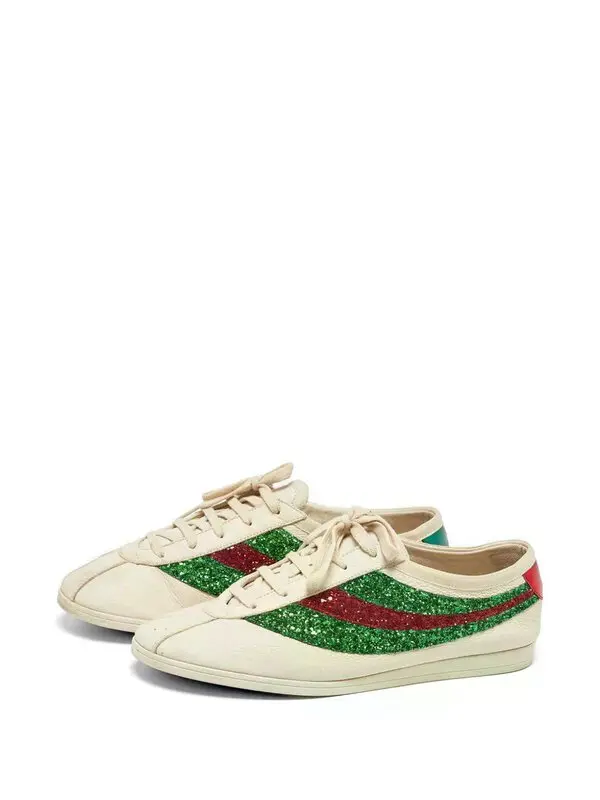 Gucci Glitter-stripe Sneakers