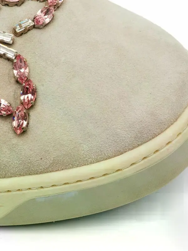 Prada Crystal-embellished Slip-on Sneakers