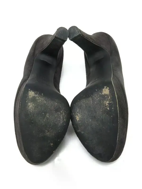 Dolce & Gabbana Platform Suede Pumps - Black