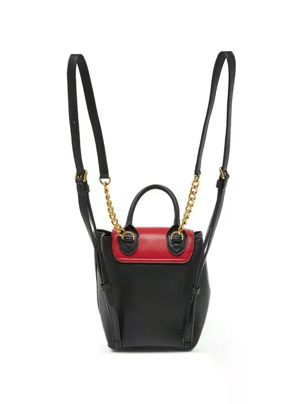 Dkny Small Alexa Leather Backpack - Black