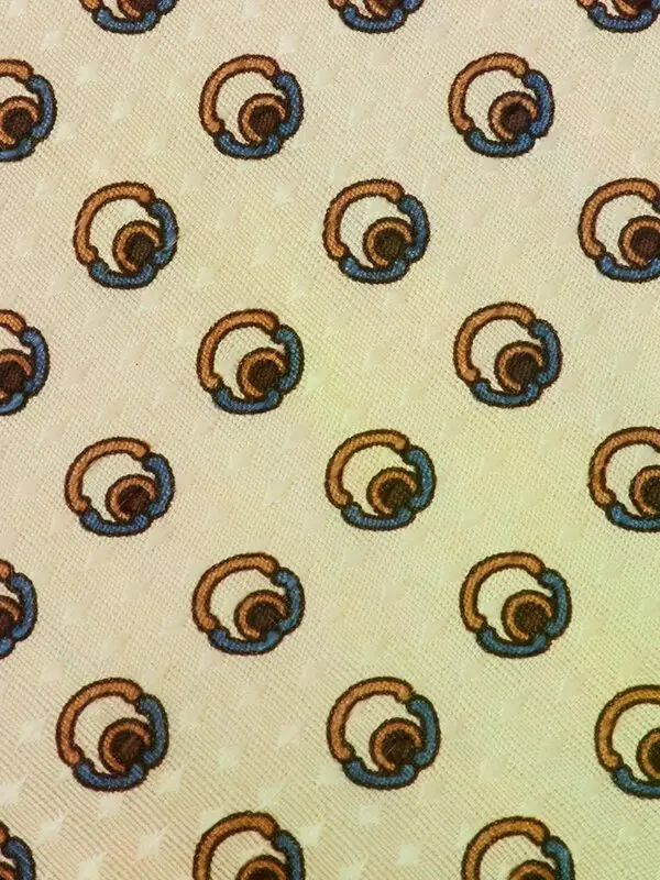 LANVIN Printed Silk Tie