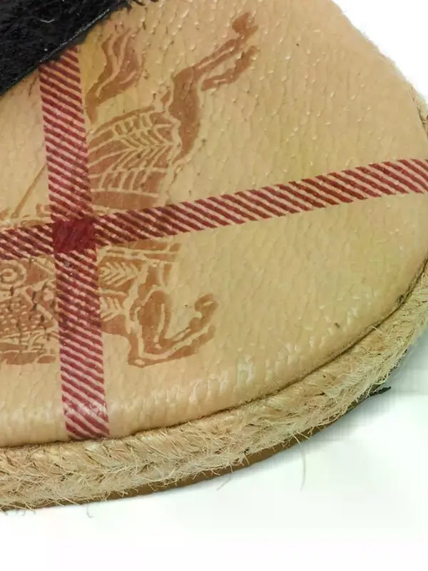 Burberry Haymarket Check Wedge Espadrilles