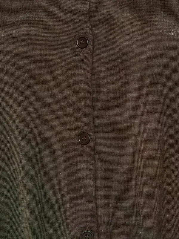 Marni Contrast Panel V-neck Cardigan