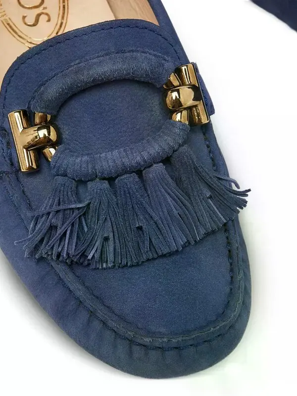 TOD'S Suede Loafers - Blue
