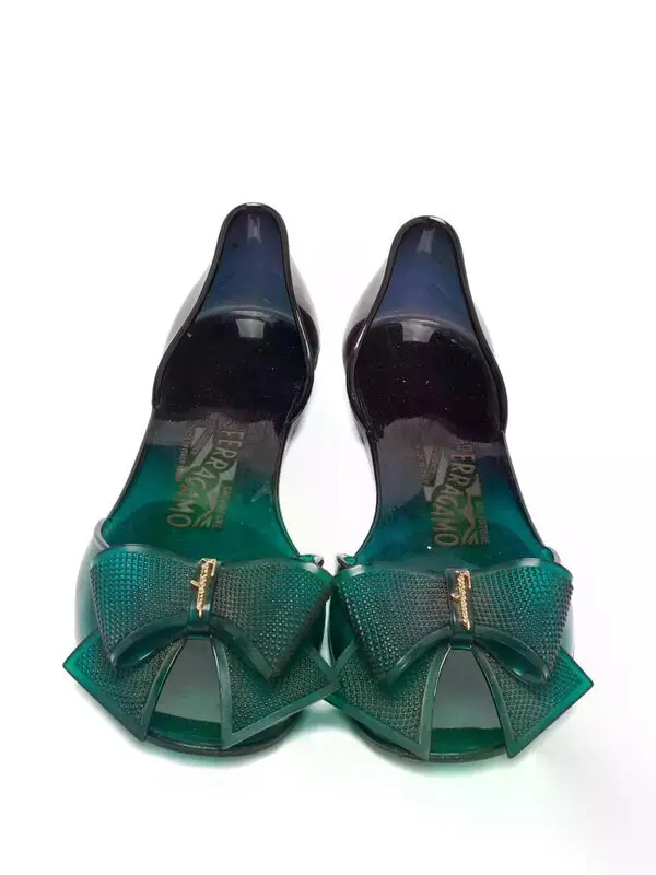 FERRAGAMO Jelly Barbados Ballet Flats