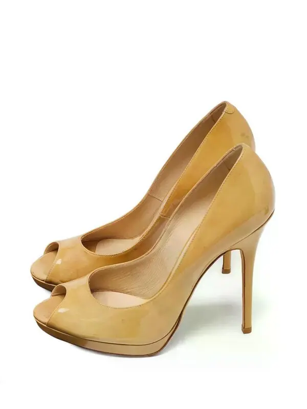 JIMMY CHOO Crown Peep-toe Pumps