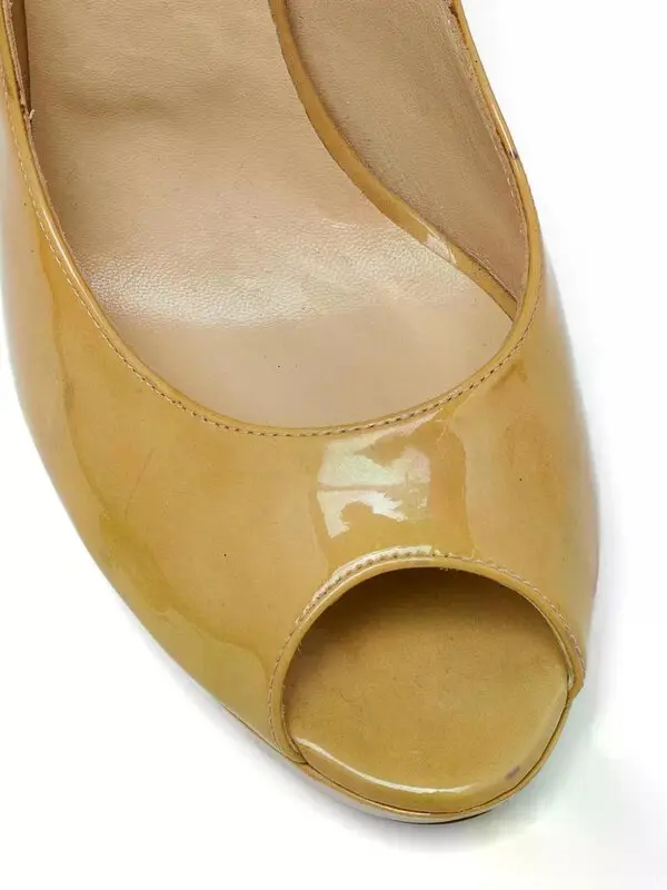 JIMMY CHOO Crown Peep-toe Pumps