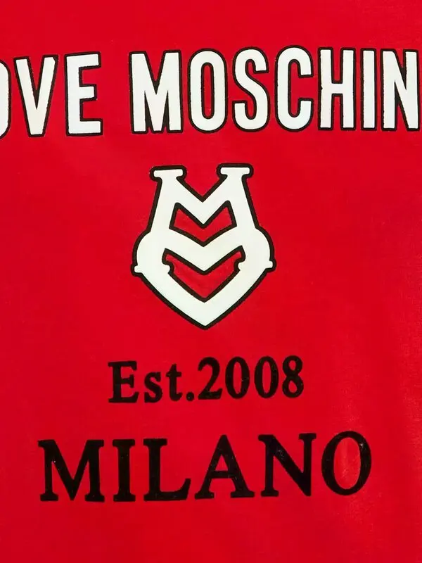 Moschino Logo-print Crew-neck T-shirt
