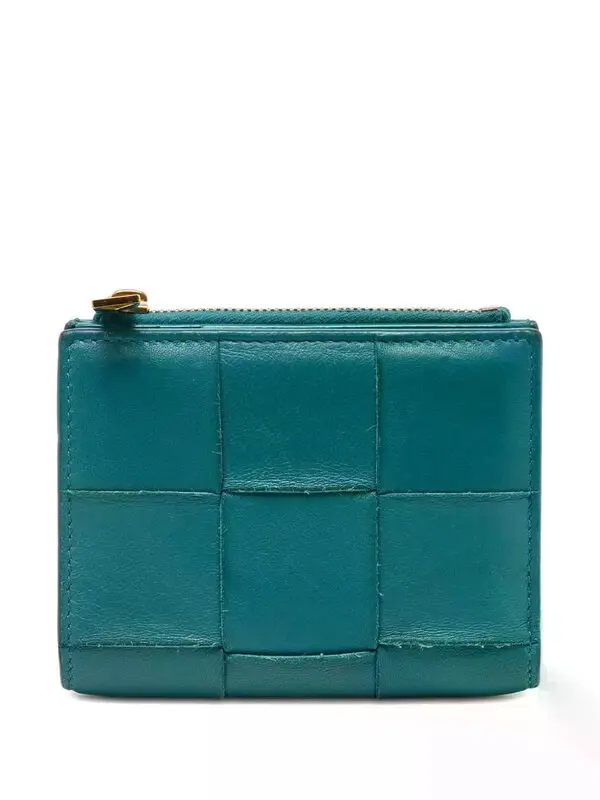 Bottega Veneta Cassette Bi-fold Wallet - Blue