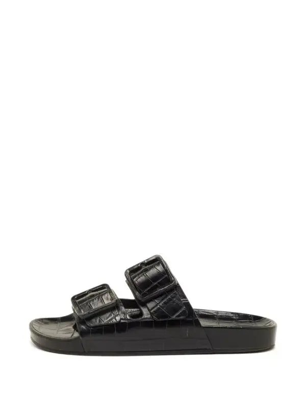 Balenciaga Mallorca Buckle Slide Sandals