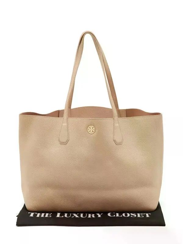 Tory Burch Perry Logo Shopper Tote Bag