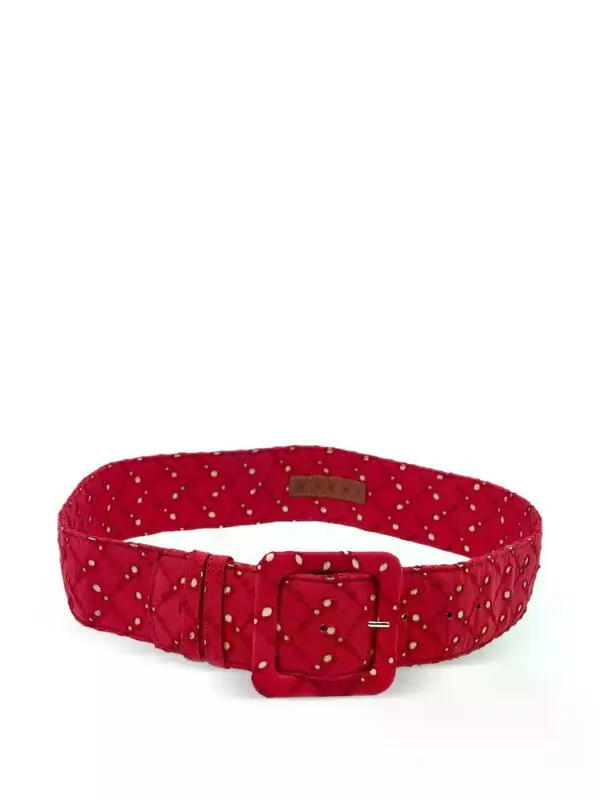 Marni Perforated Buckle Belt