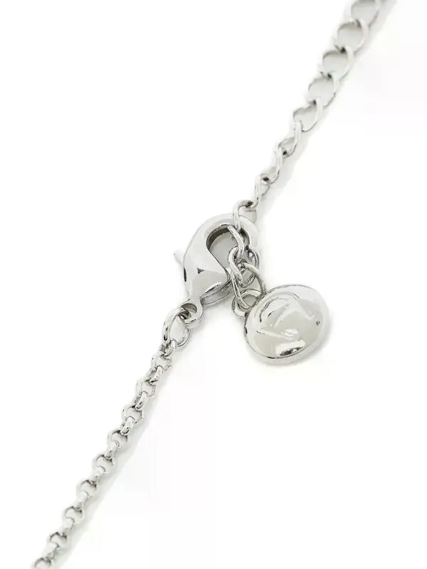 AIGNER Logo Crystal-embellished Necklace