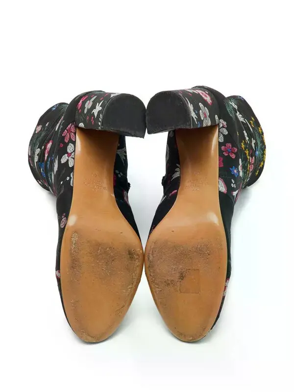Valentino Garavani Floral Print Ankle Boots