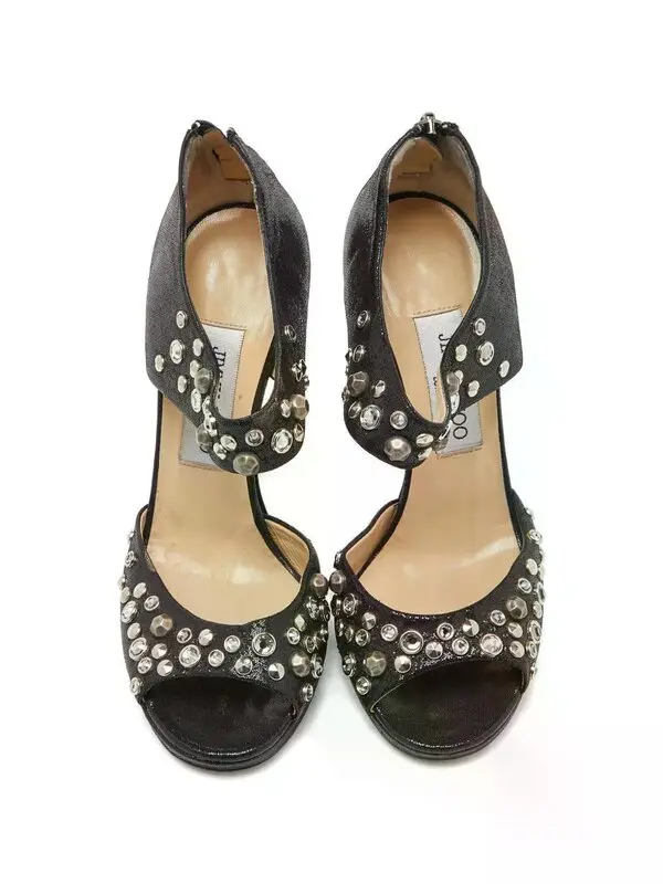 JIMMY CHOO Bonnie Crystal Embellished Sandals