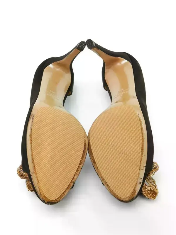Valentino Garavani Crystal Embellished Bow Pumps