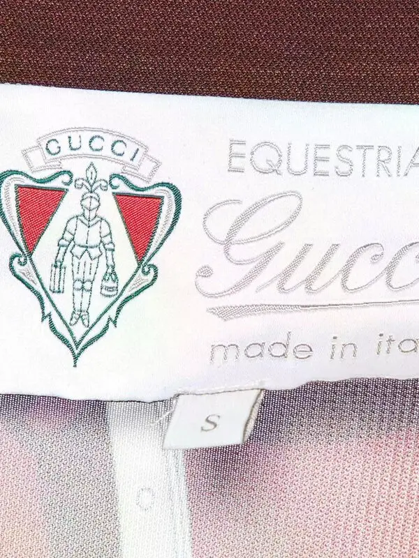 Gucci Equestrian Motif Midi Dress