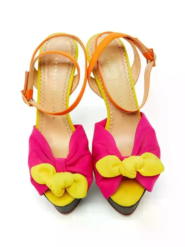 CHARLOTTE OLYMPIA Serena Bow Sandals