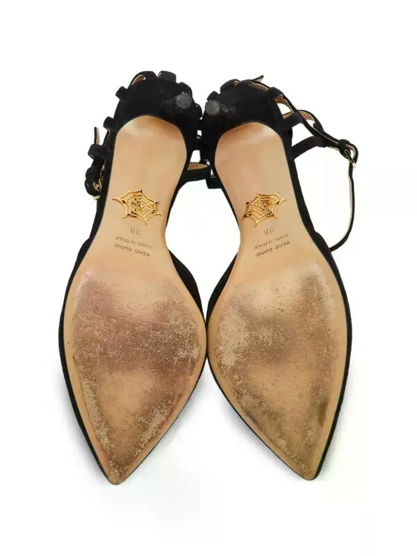 CHARLOTTE OLYMPIA Pointed Toe Ankle Strap Pumps