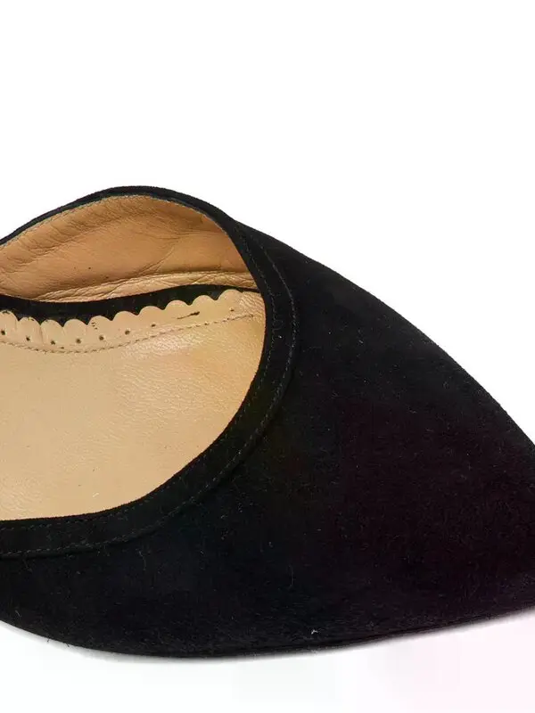 CHARLOTTE OLYMPIA Pointed Toe Ankle Strap Pumps