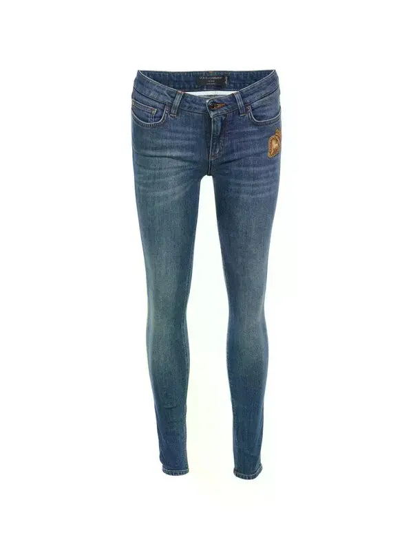 Dolce & Gabbana Patch Jeans