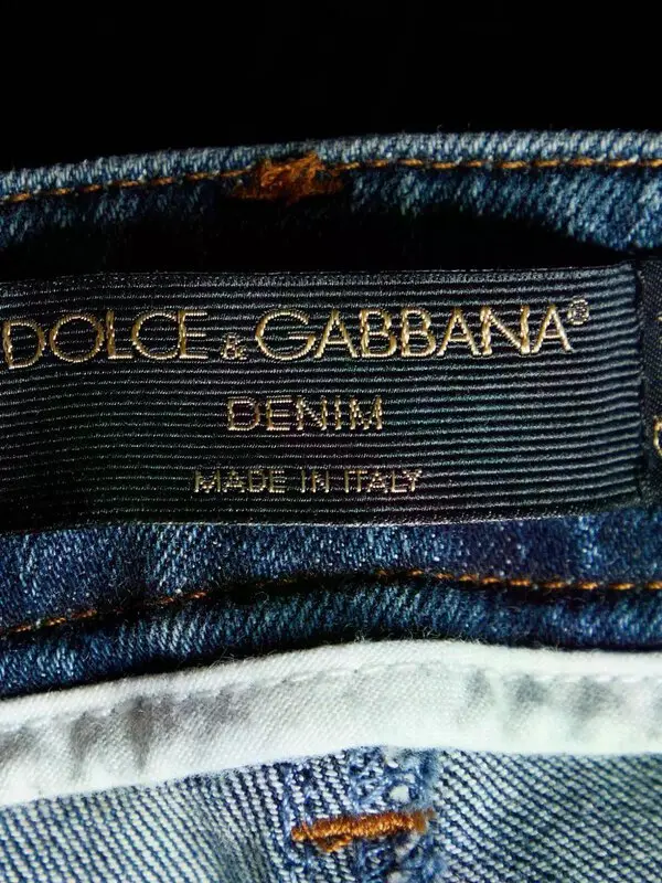 Dolce & Gabbana Patch Jeans