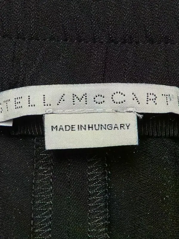 Stella McCartney Crepe High-waist Trousers