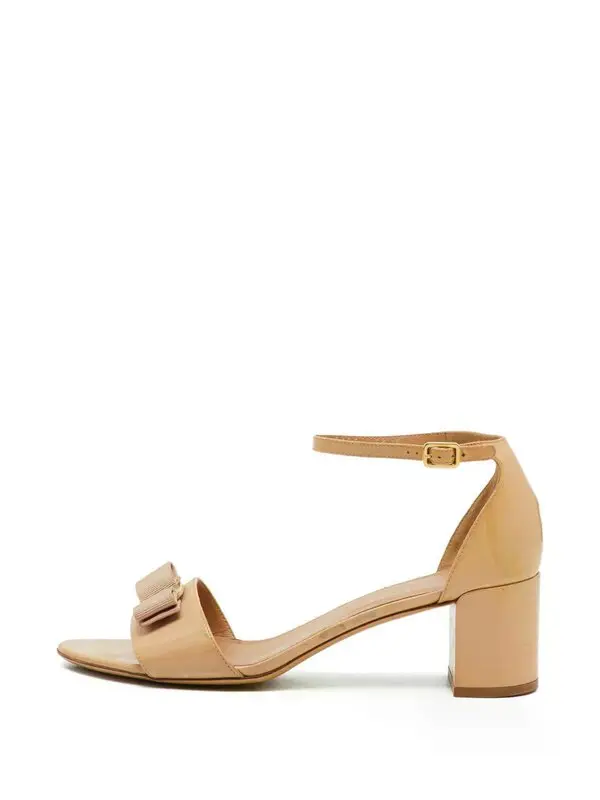 FERRAGAMO Gavina Ankle Strap Sandals - Neutrals
