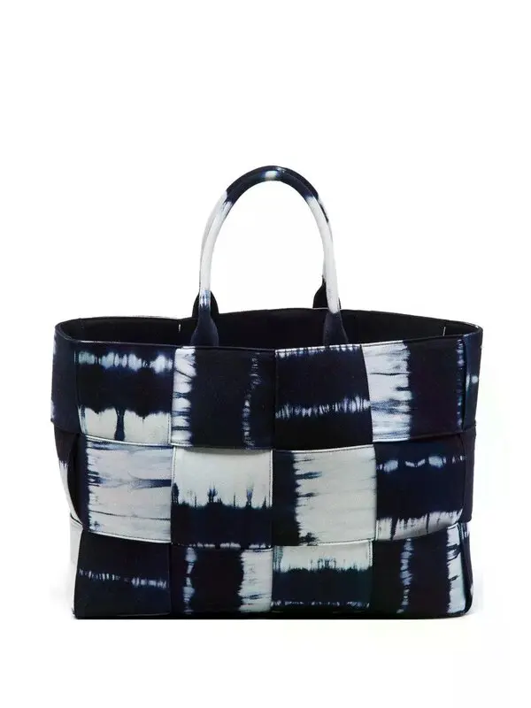 Bottega Veneta Arco Intrecciato Large Tote Bag - Blue