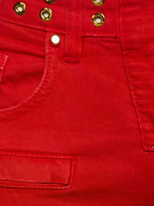 Balmain Studded Slim-fit Jeans