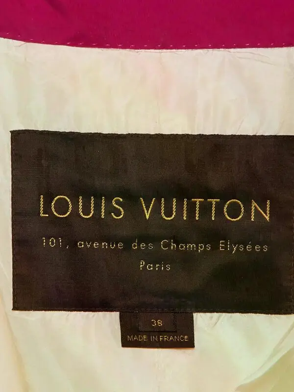 LOUIS VUITTON Striped Scarf Coat