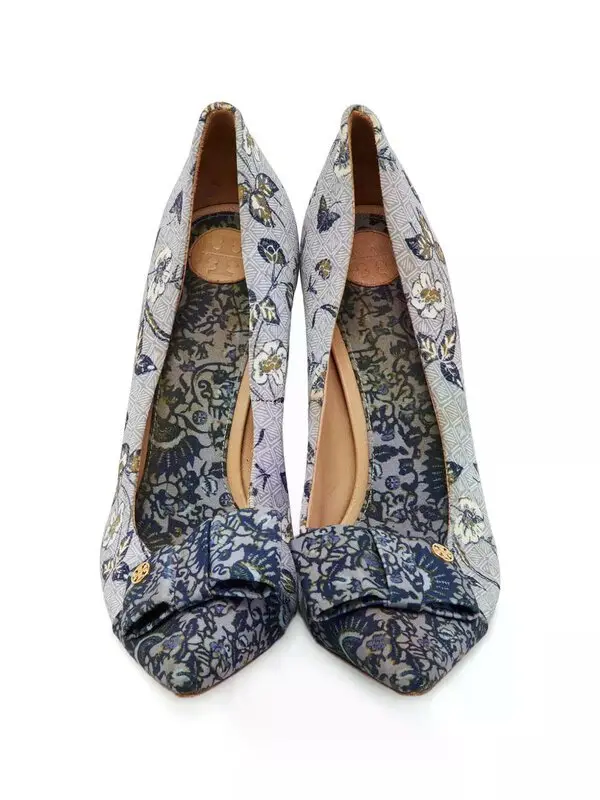 Tory Burch Bow Detail Pointed-toe Pumps