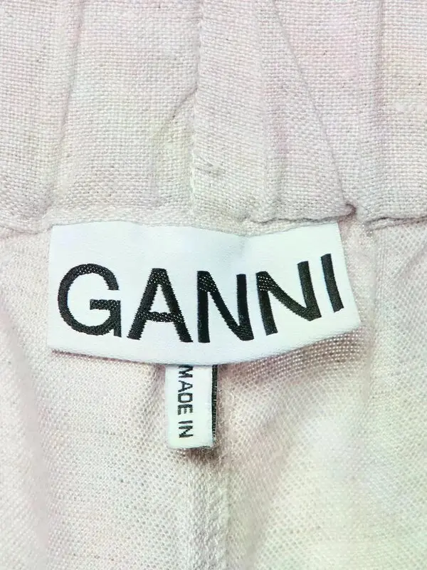 GANNI Baggy Hemp Trousers