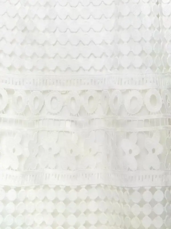 Diane Von Furstenberg Lace Tiered Skirt