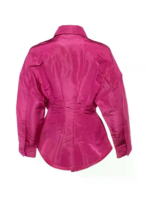 Valentino Garavani Silk Corset Shirt - Pink