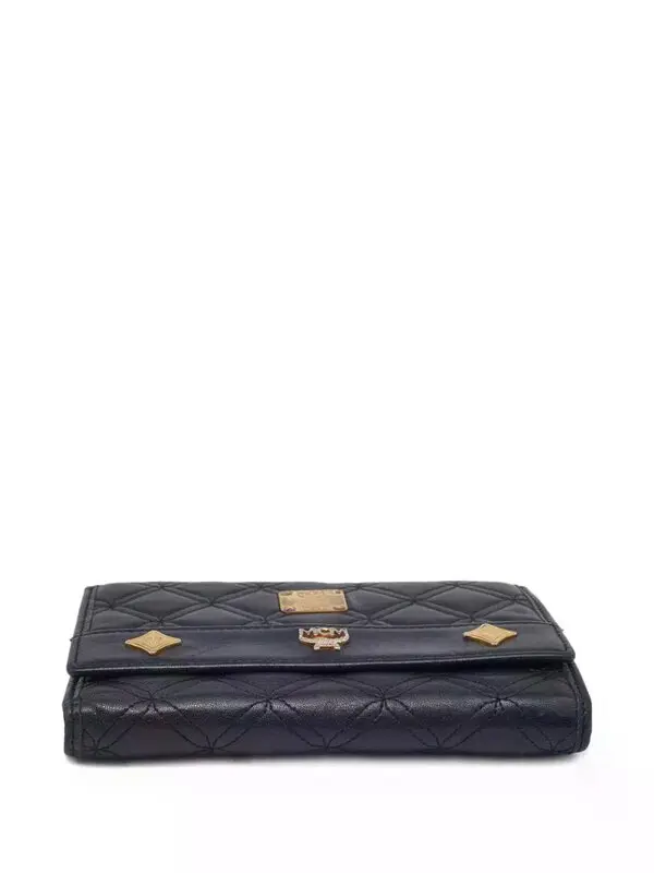 Mcm Embellished Flap Wallet