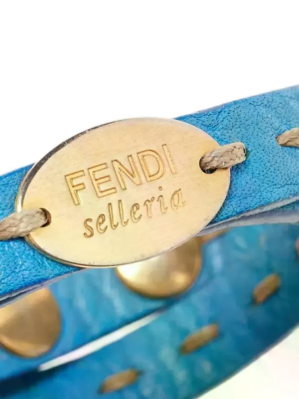 Fendi Selleria Leather Bracelet