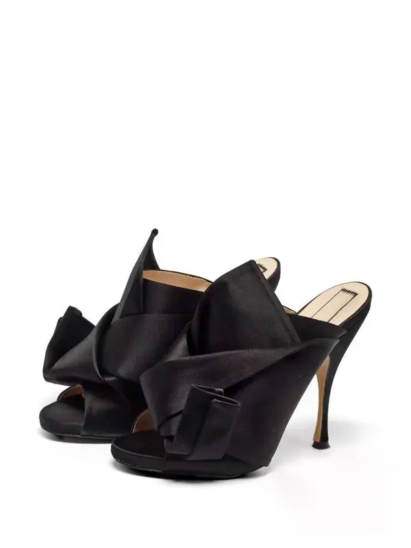 N°21 Satin Knot Detail Stiletto Sandals