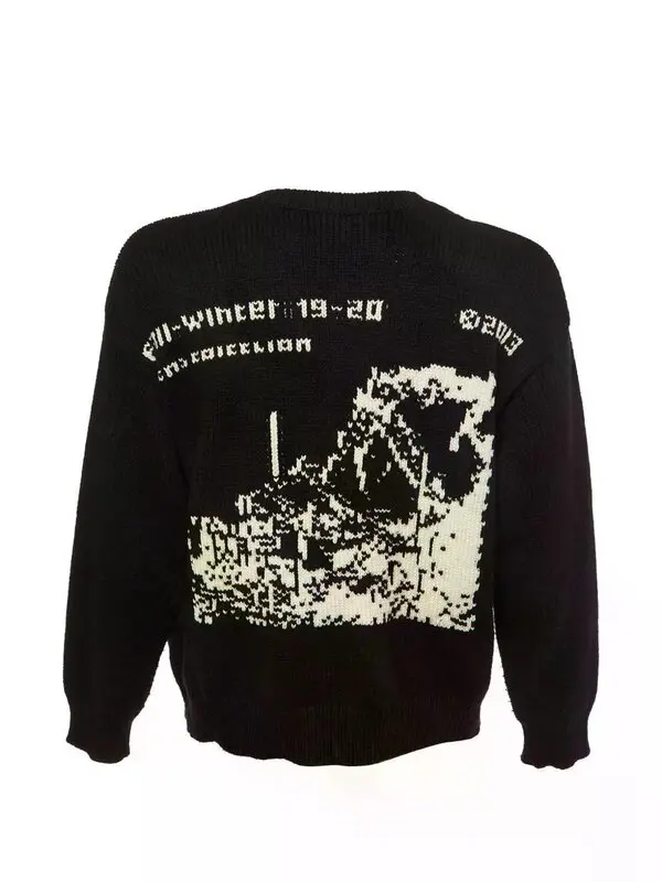 Off-White Ruined Factory Crew-neck Sweater