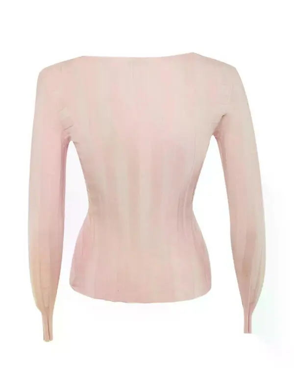 Sandro Rib-knit V-neck Sweater