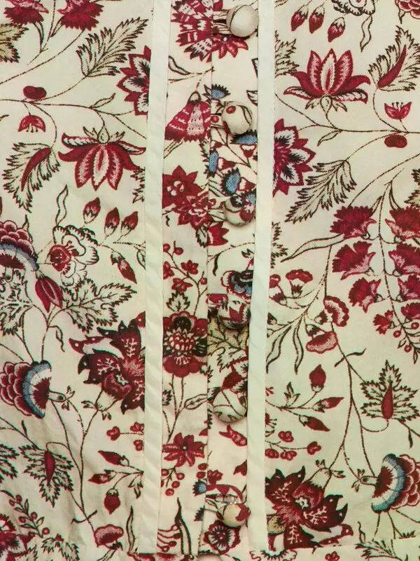 ISABEL MARANT VINTAGE Floral-print Cotton Blouse