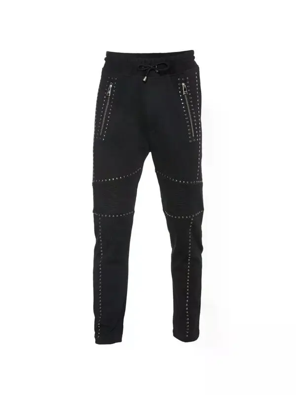 Roberto Cavalli 2016 Studded Track Pants - Black