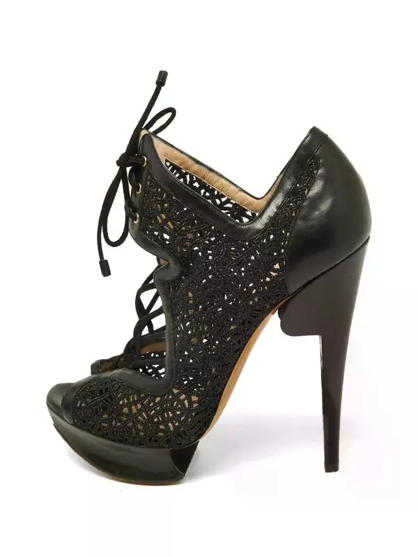 NICHOLAS KIRKWOOD Lace-up Platform Pumps