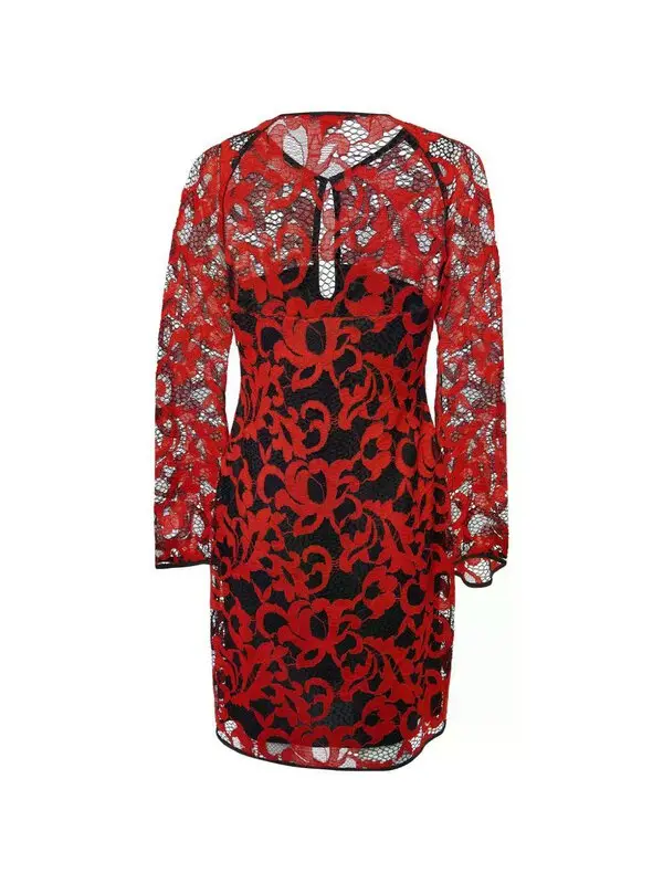 Diane Von Furstenberg Gadie Lace Mini Dress