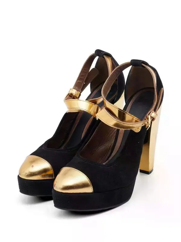 Marni Platform Ankle-strap Pumps